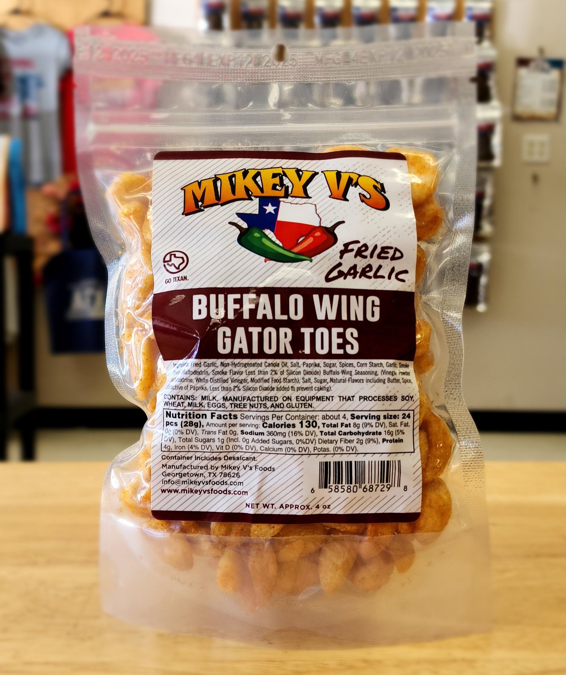 Buffalo Wing Gator Toes (Fried Garlic) – ATX Jerky