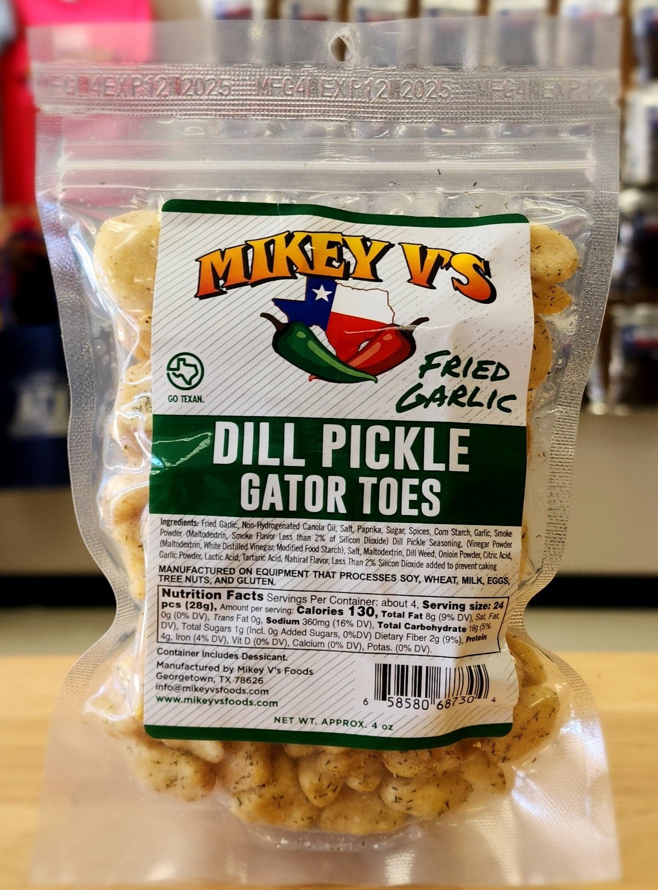 Dill Pickle Gator Toes (Fried Garlic) – ATX Jerky